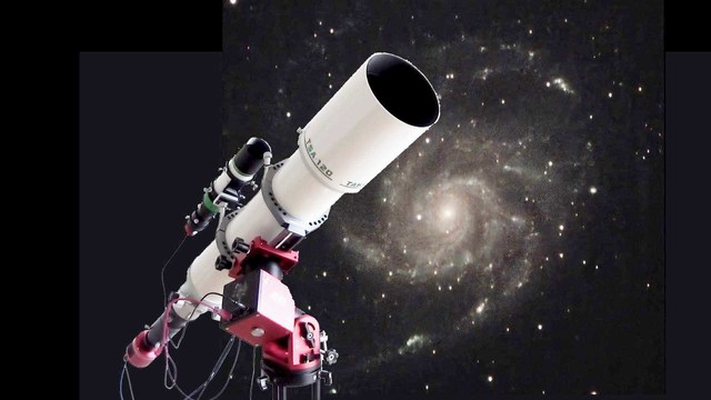 TSA-120を使った回転花火銀河：M101のライブスタックと画像処理: 悠久の泉